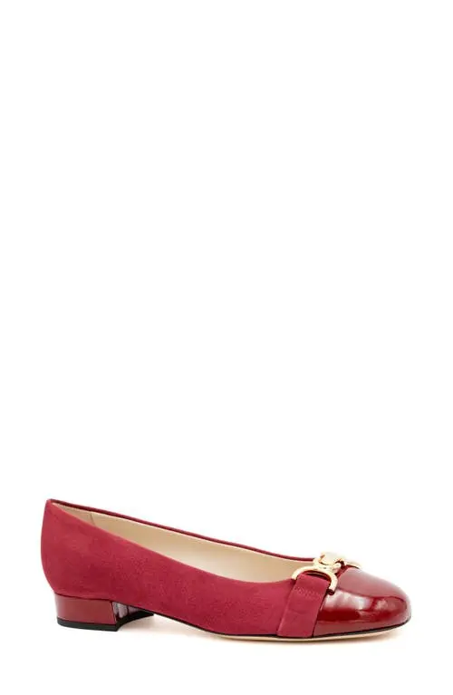 AMALFI BY RANGONI Miele Cap Toe Pump - Cerise Cashmere Cherry Vernice