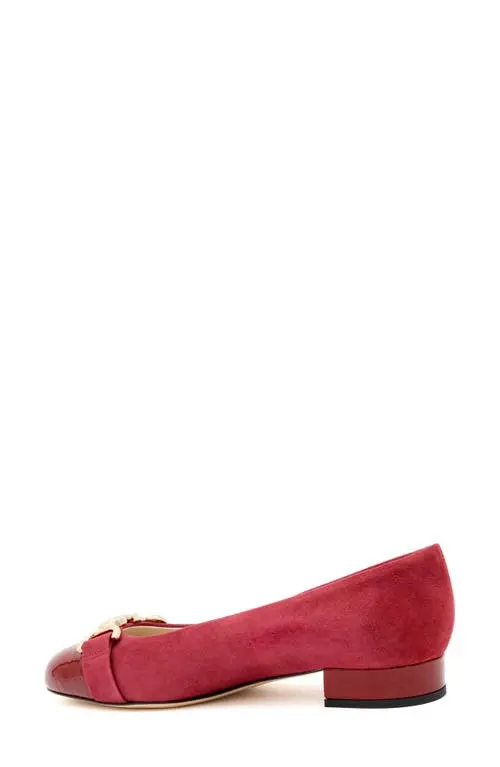 AMALFI BY RANGONI Miele Cap Toe Pump - Cerise Cashmere Cherry Vernice