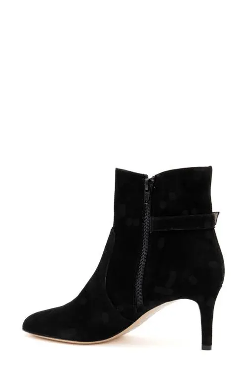 AMALFI BY RANGONI Lucario Bootie - Black Cashmere Gold Buckle