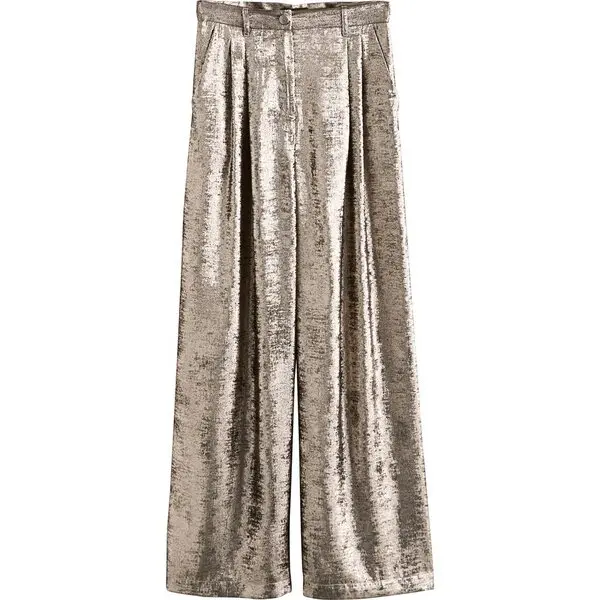 NEXT Wide Leg Metallic Pants