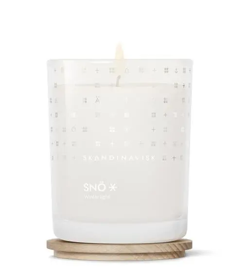 SKANDINAVISK Snö Scented Candle 200g Special Edition - White