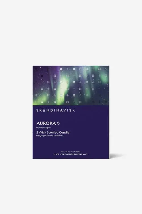 SKANDINAVISK Aurora 2-wick Scented Candle 350g