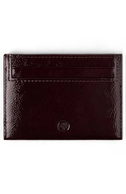 Mulberry Patent Leather Card Case