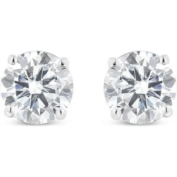 HAUS OF BRILLIANCE 14k Gold 1.50 Carat Diamond Stud Earrings - White