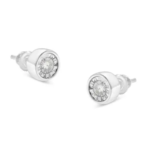 HAUS OF BRILLIANCE 10k Gold 0.40 Diamond Stud Earrings - White