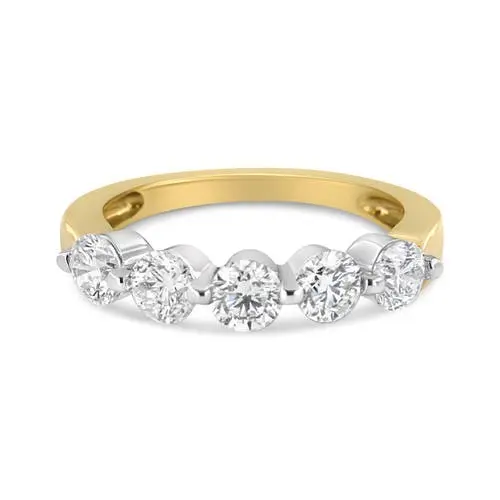 HAUS OF BRILLIANCE 14k Gold 1 1/2 Cttw Round-cut Diamond Ring - Yellow