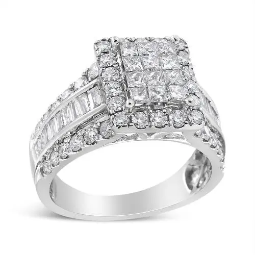 HAUS OF BRILLIANCE 14k Gold 2.00 Cttw Diamond Ring - White