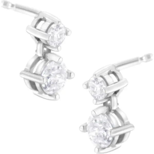 HAUS OF BRILLIANCE 14k Gold 1 Cttw Diamond Stud Earrings - White