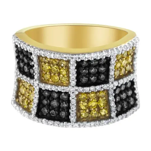 HAUS OF BRILLIANCE 14k Gold 1 1/2cttw Diamond Band Ring - Yellow