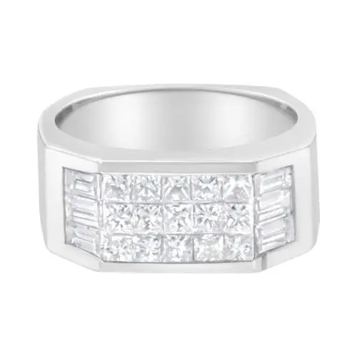 HAUS OF BRILLIANCE 14kt Gold 1 3/4 Cttw Diamond Ring - White