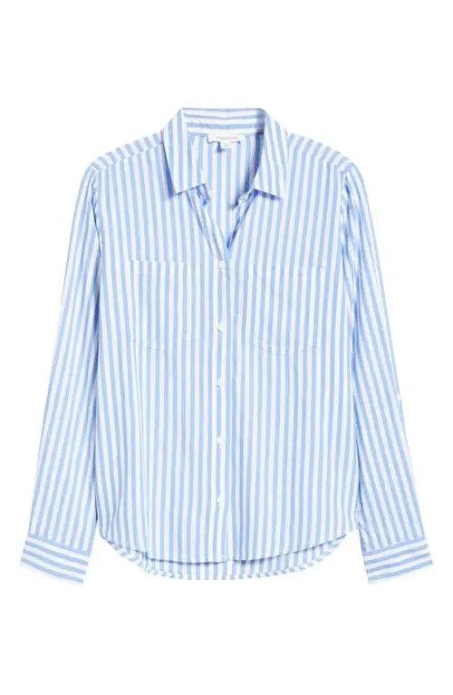 BEACHLUNCHLOUNGE Annalisa Stripe Shirt - Jet Stream