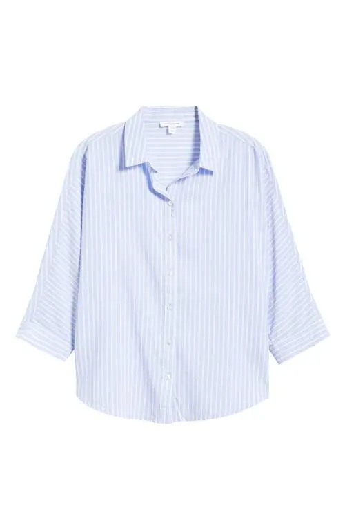 BEACHLUNCHLOUNGE Wells Stripe Shirt - Line Rain