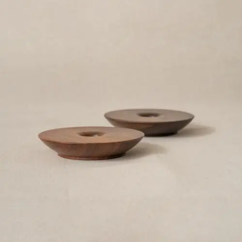 PARE Dish Candlestick Holder Pair