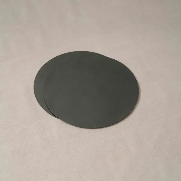 PARE Round Placemat Pair - Black Leather