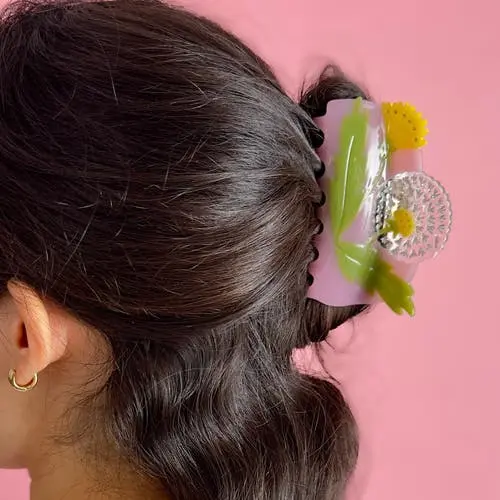 CENTINELLE Dandelion Embellished Hair Claw