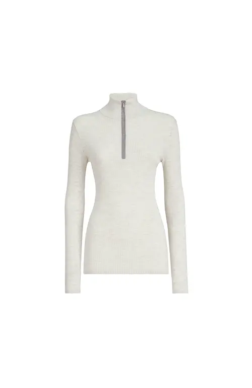 Brunello Cucinelli Virgin Wool And Cashmere Sweater - Pearl