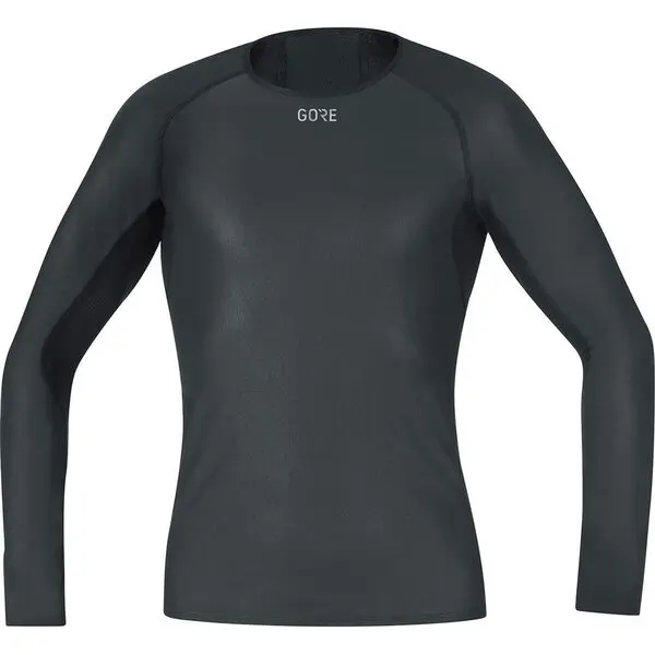GOREWEAR Windstopper Baselayer Long Sleeve Shirt - Black