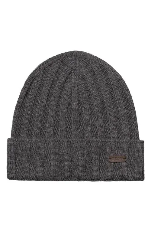 Eton Cashmere Beanie - Dark Grey