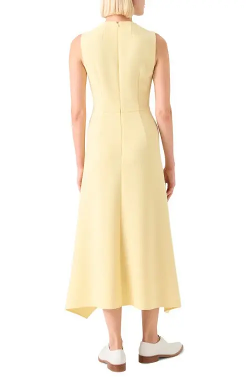 Akris Wool Crepe Midi Dress