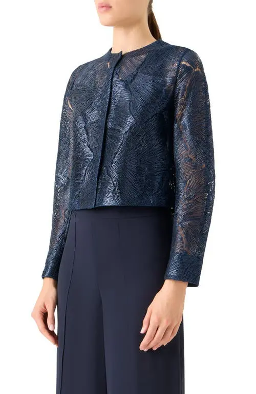 Akris Haron Sea Fan Lace Jacket