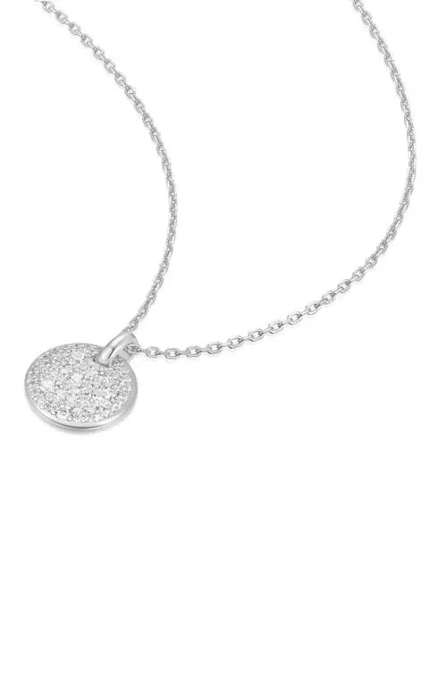 ANIA HAIE Pavé Disc Pendant Necklace