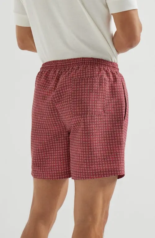 Brunello Cucinelli Nylon Swim Shorts - Cherry
