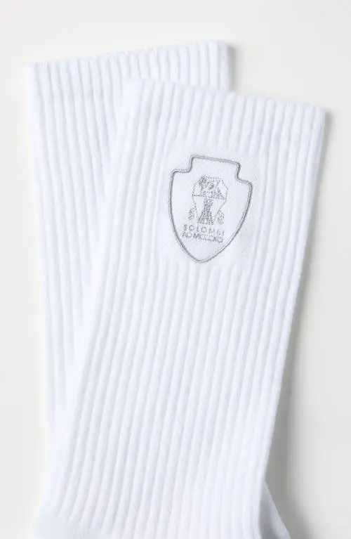 Brunello Cucinelli Rib Knit Ankle Socks