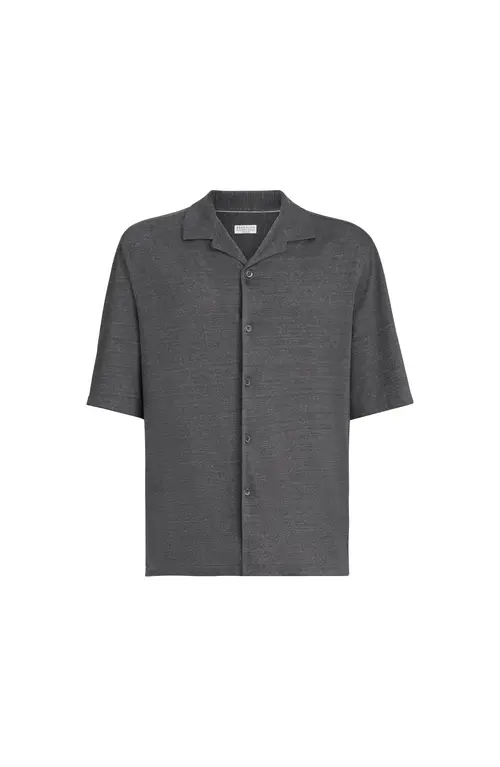 Brunello Cucinelli Jersey Shirt - Medium Grey