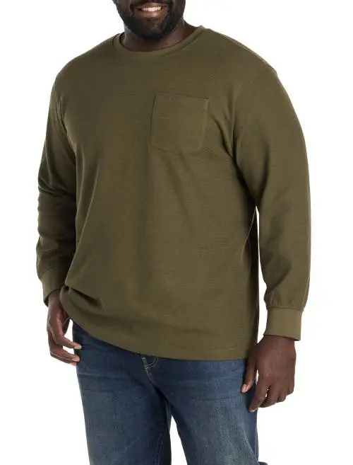 O'Neill Big & Tall Overland Thermal Long-sleeve Pullover - Clover
