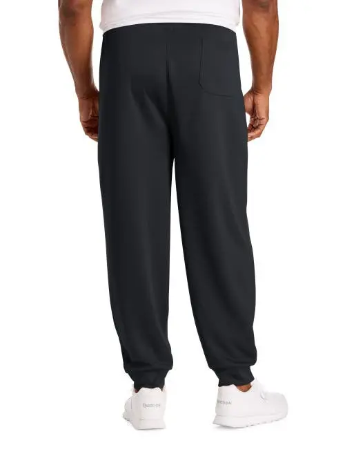 REEBOK Big & Tall Birdseye Performance Textured Joggers - Black