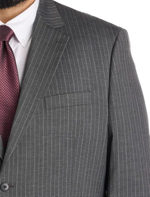 OAK HILL BY DXL Oak Hill Big & Tall Pinstripe Suit Jacket