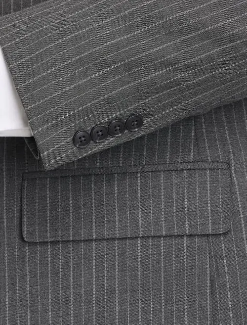 OAK HILL BY DXL Oak Hill Big & Tall Pinstripe Suit Jacket