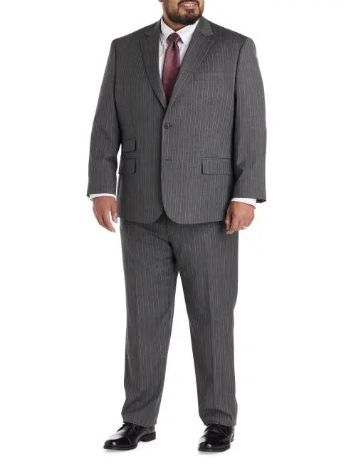 OAK HILL BY DXL Oak Hill Big & Tall Pinstripe Suit Jacket