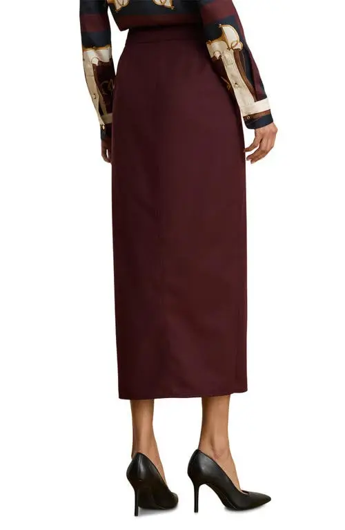 Ralph Lauren Wool-blend Pencil Skirt