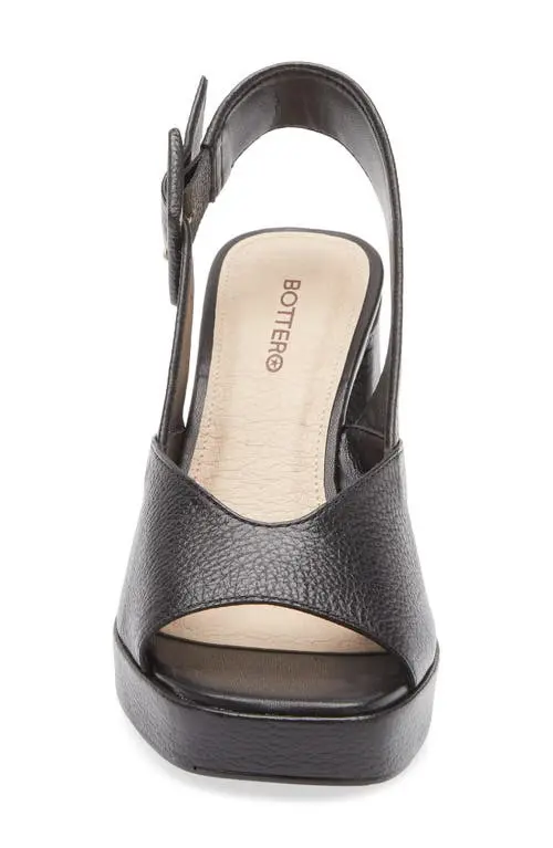 BOTTERO Britnet Slingback Platform Sandal - Preto