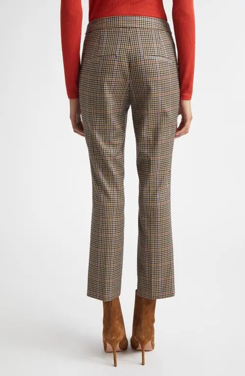 Veronica Beard Arte Plaid Crop Pants