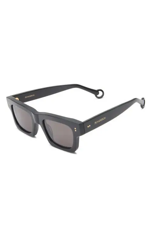JW Anderson Rectangular Sunglasses - Black