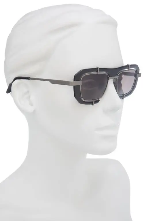 JW Anderson Aviator-inspired Sunglasses - Black