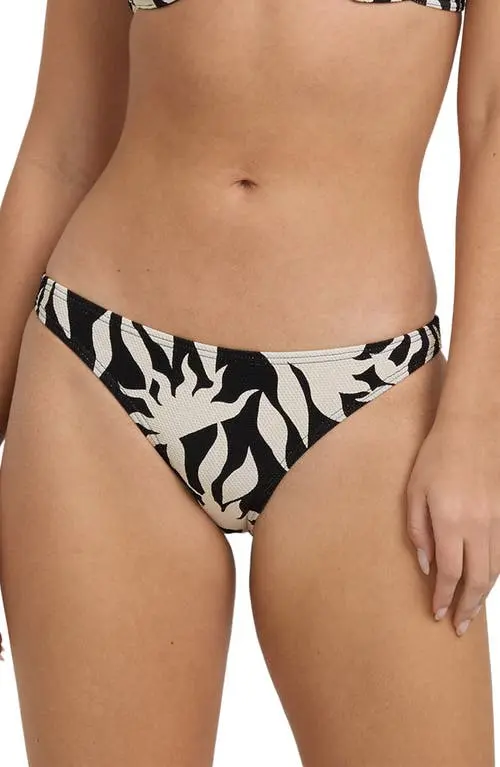 BILLABONG By My Side Tropic Bikini Bottom - Black White