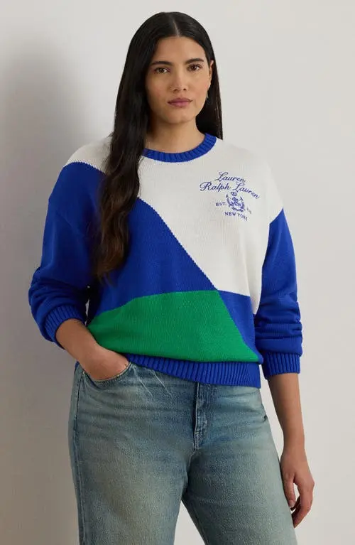 Ralph Lauren Riednee Colorblocked Sweater