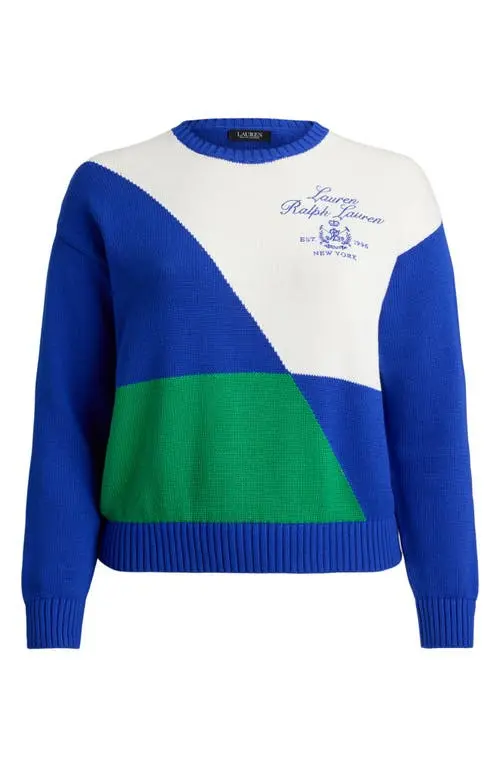 Ralph Lauren Riednee Colorblocked Sweater