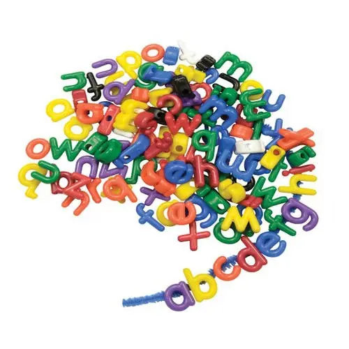 ROYLCO Lacing Letter Beads Set - Multicolored