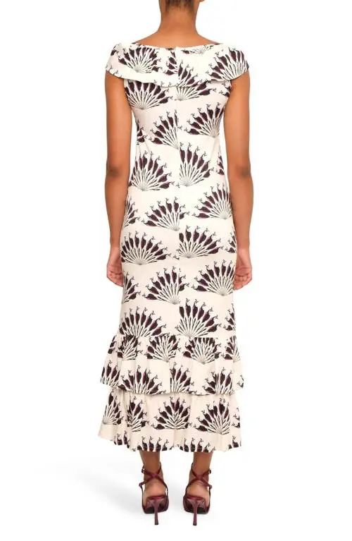 THE LULO PROJECT Stillness Bird Print Dress
