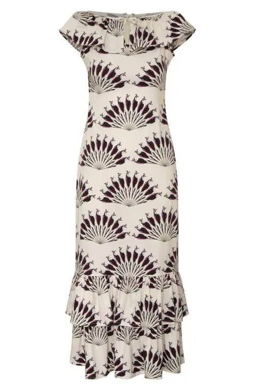 THE LULO PROJECT Stillness Bird Print Dress