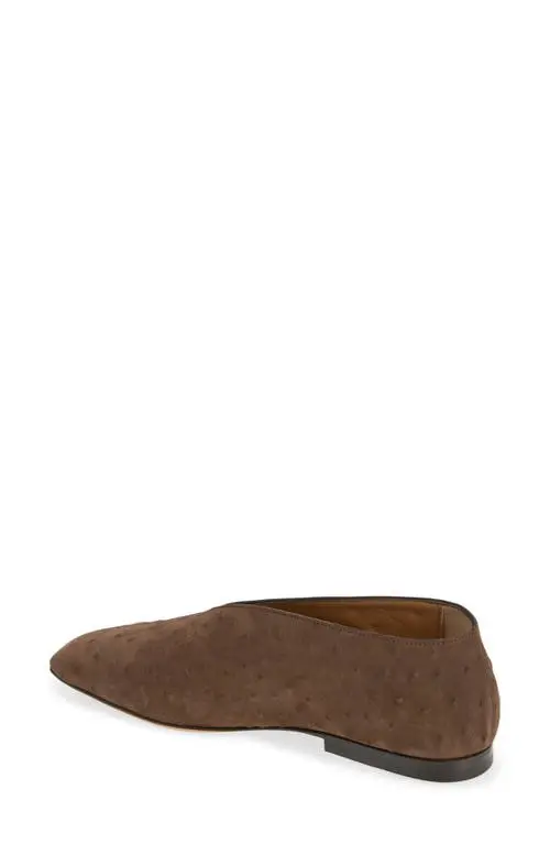 MANSUR GAVRIEL Square Toe Flat - Ebony