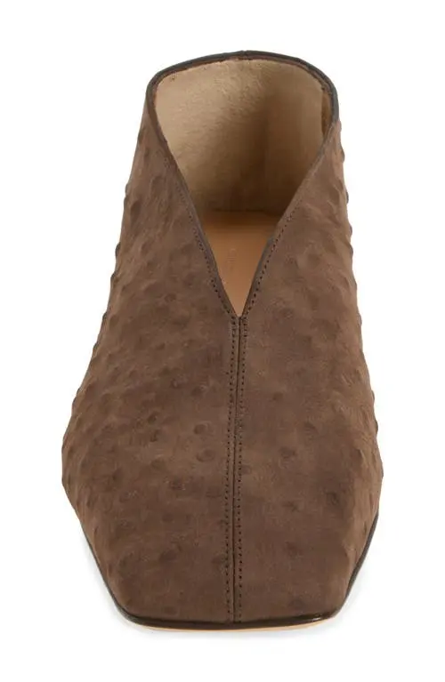 MANSUR GAVRIEL Square Toe Flat - Ebony