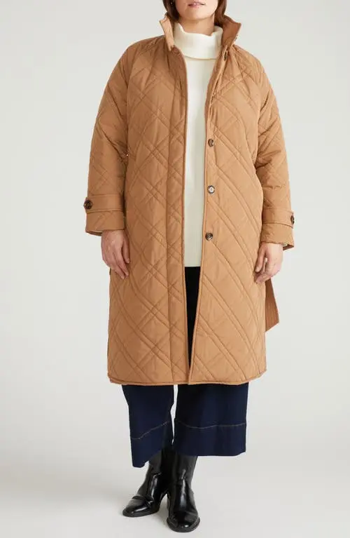 Universal Standard Nehra Quilted Coat