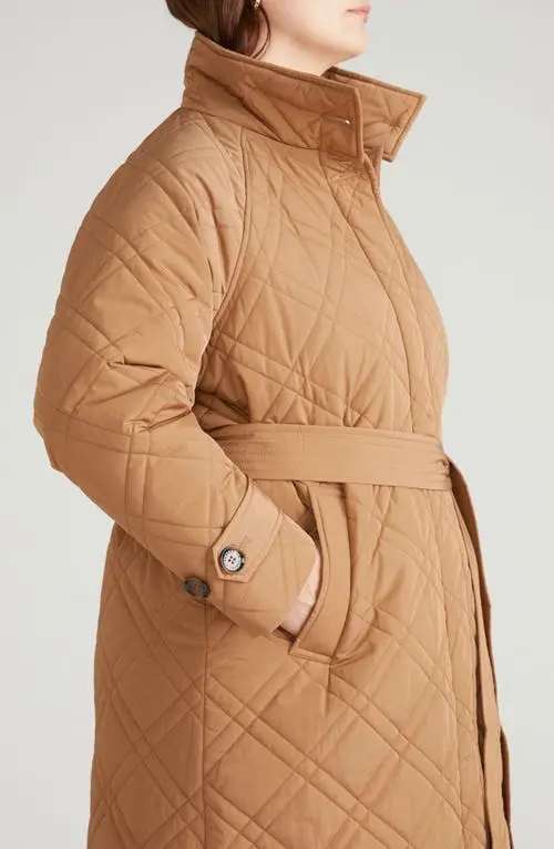 Universal Standard Nehra Quilted Coat