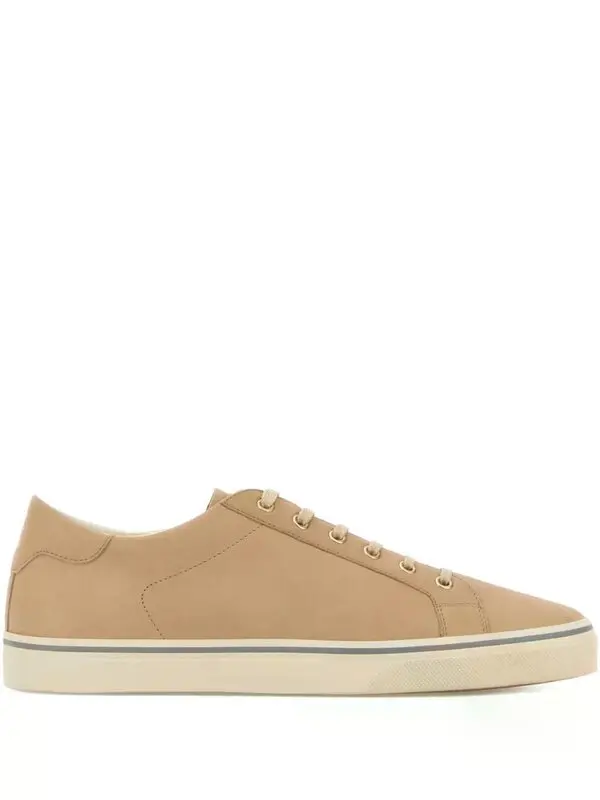 Brunello Cucinelli Leather Sneakers - Neutrals