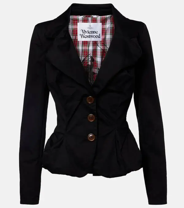 VIVIENNE WESTWOOD Cotton-blend Blazer - Black